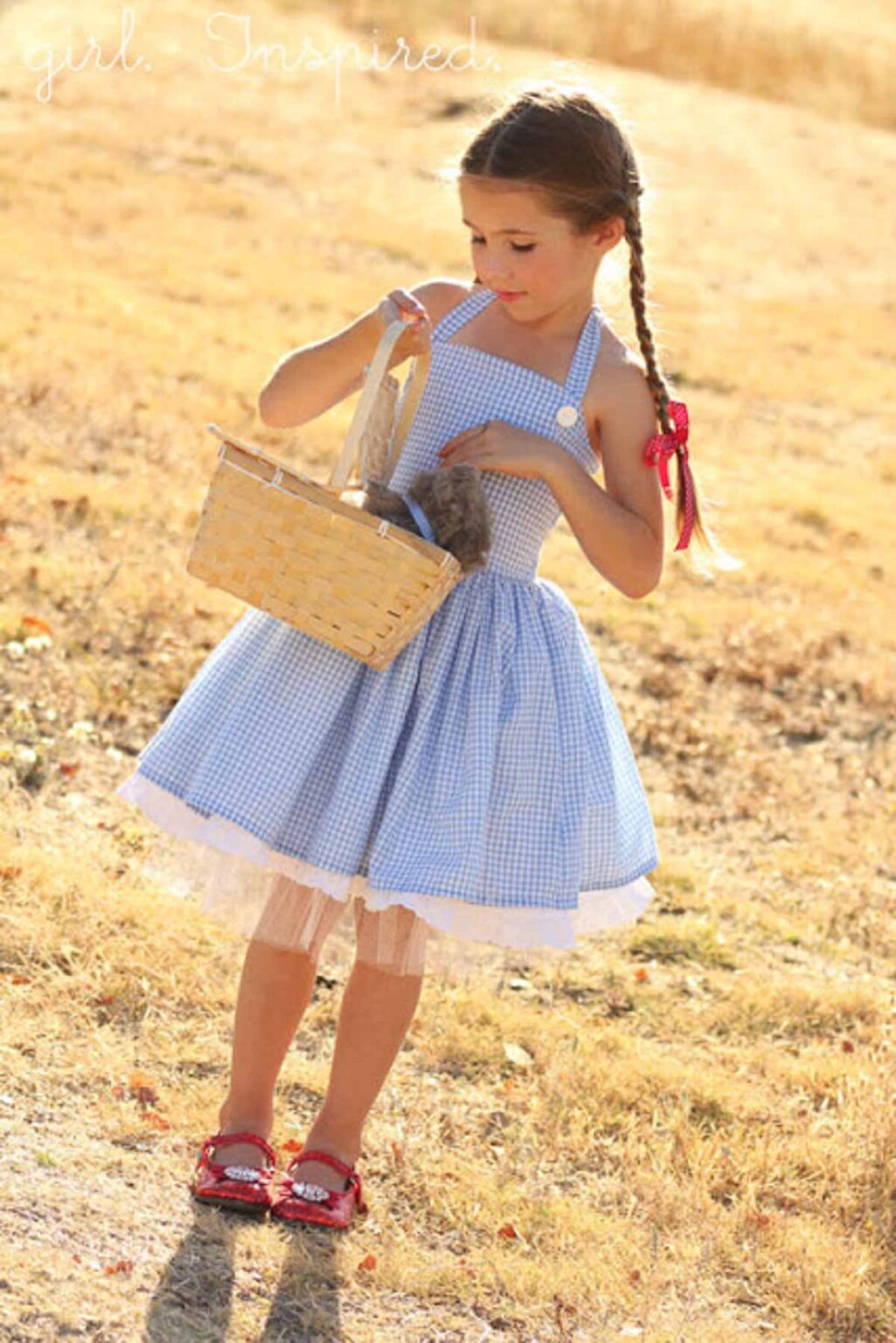 DIY Dorothy Costume For A Wizard Of Oz Halloween