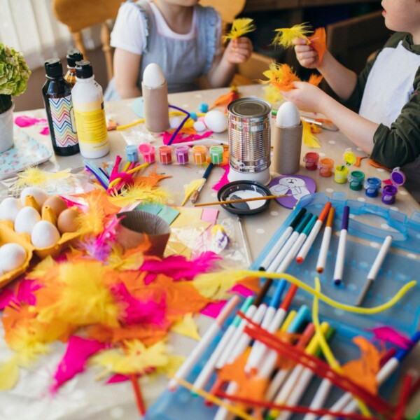 messy art projects for kids - Andrea's Notebook