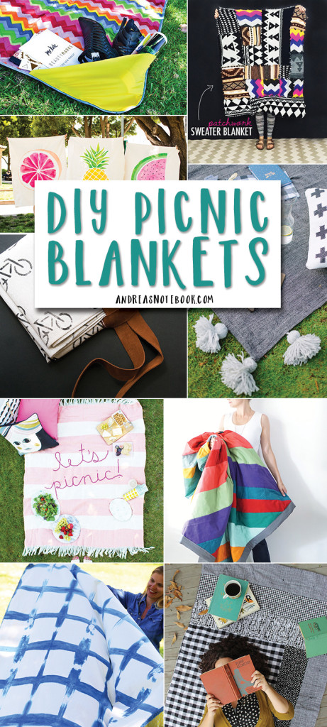 15 Perfect DIY Picnic Blankets - Andrea's Notebook