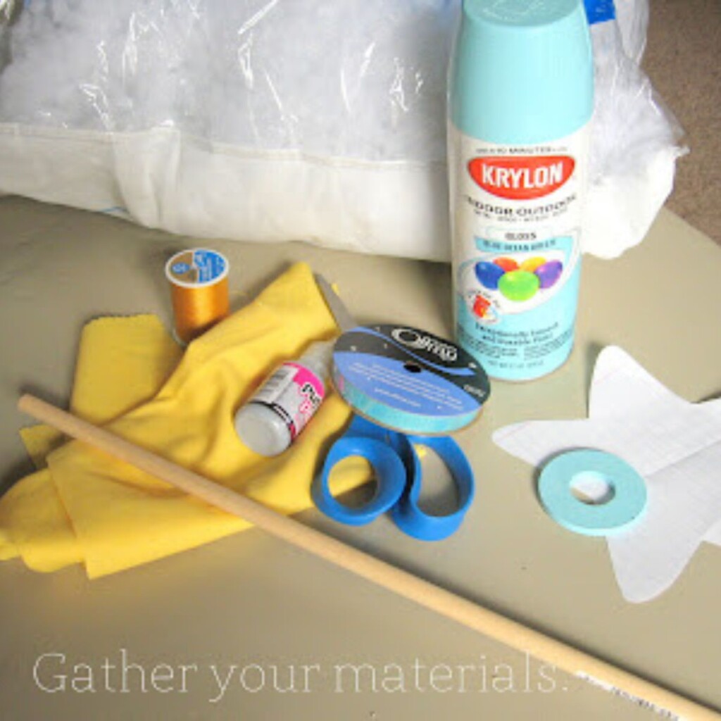 DIY fabric fairy wand supplies 1 - Andrea's Notebook