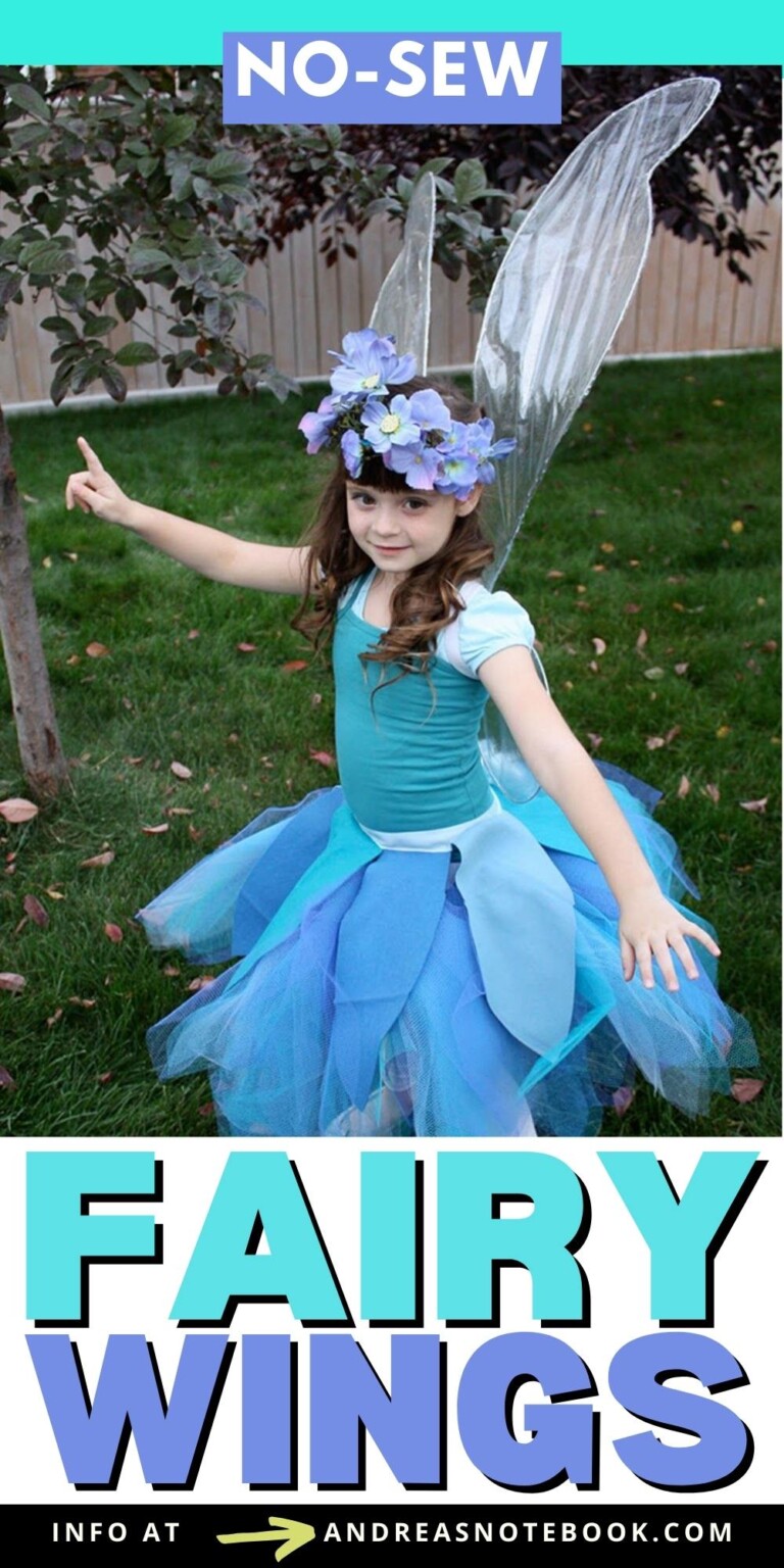 DIY no sew fairy wings tutorial (4) - Andrea's Notebook