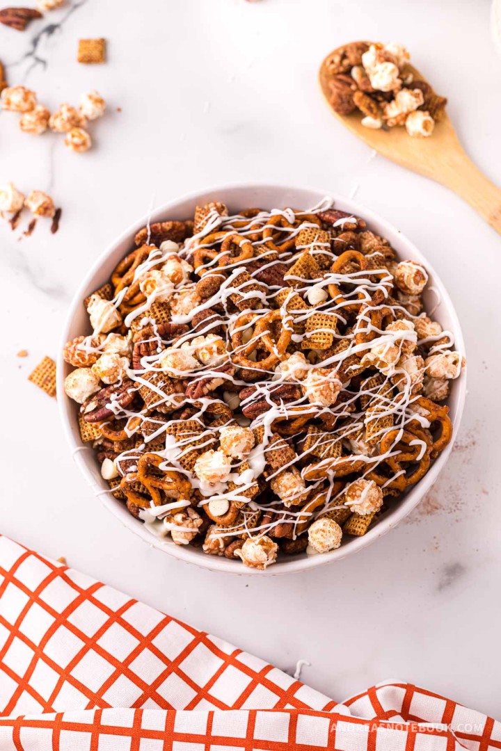 White Chocolate Chex Mix (Air Fryer and Oven Instructions)