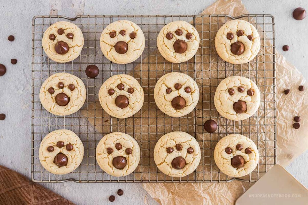 Bear Paw Cookies With Cake Mix - Andrea's Notebook