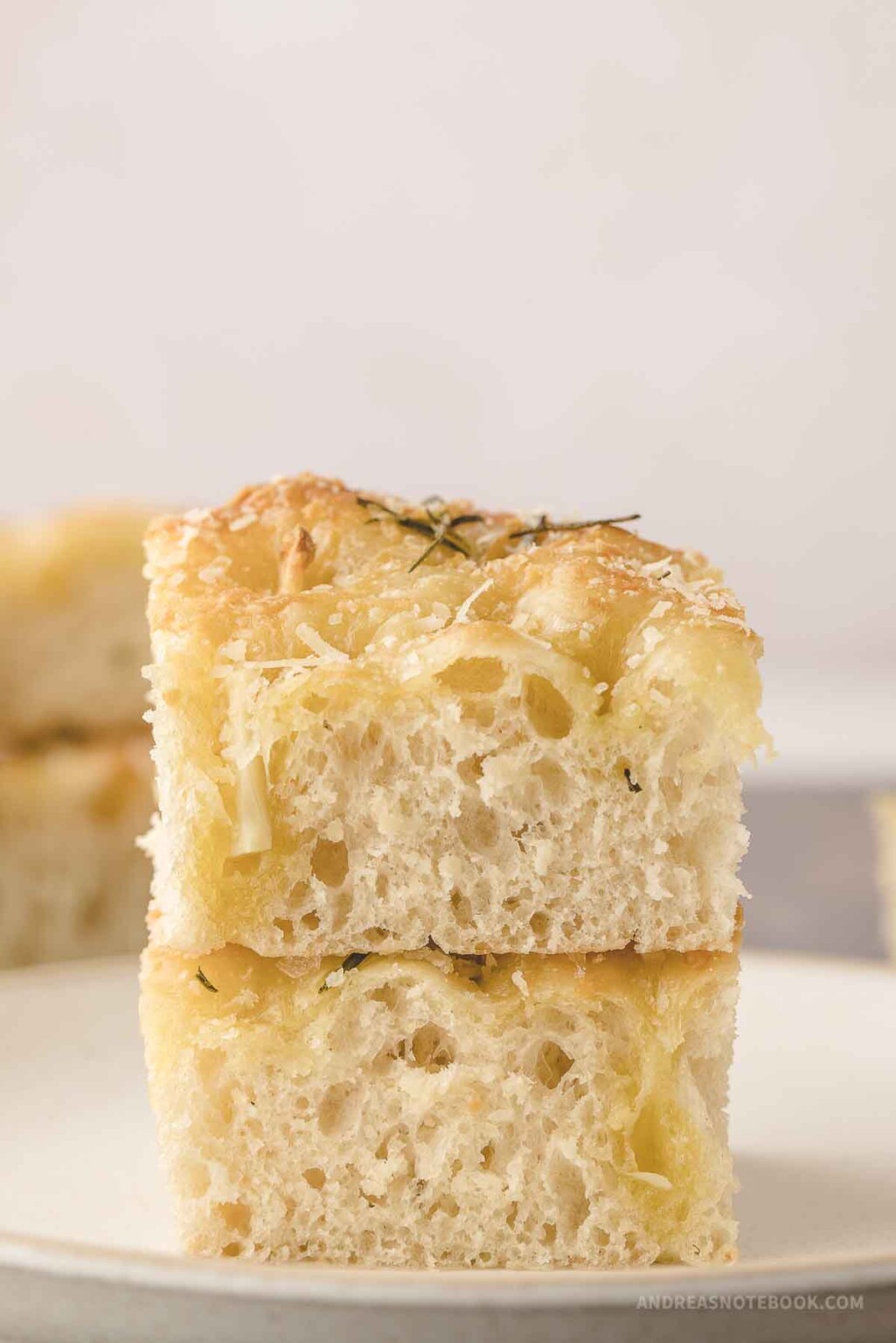 homemade garlic herb cheese fluffy focaccia bread recipe-02 - Andrea's ...