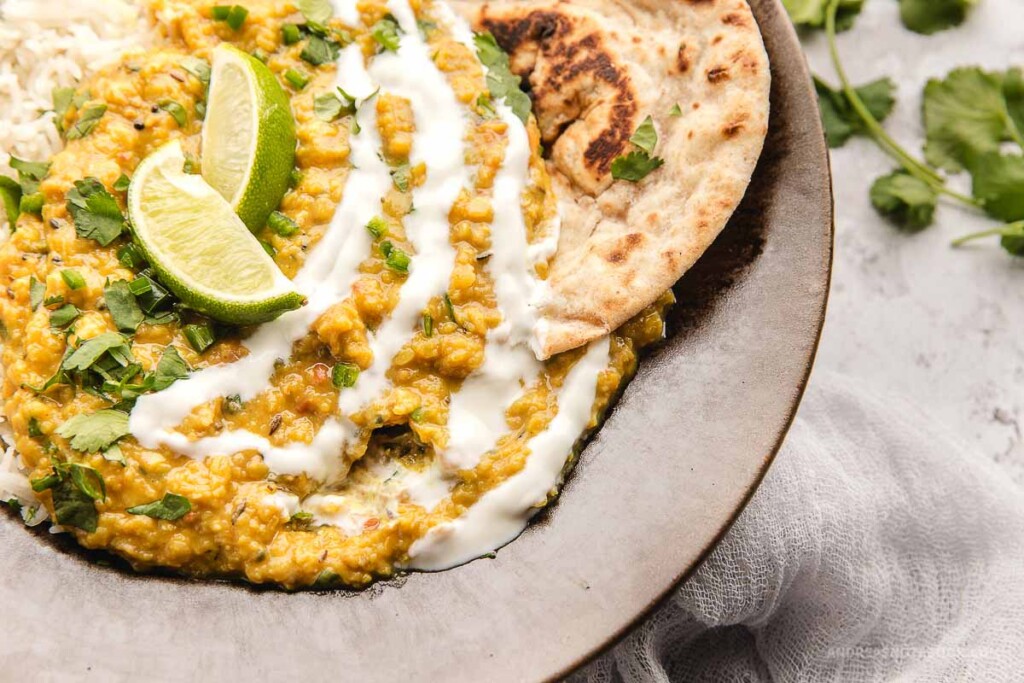 how to cook red lentil dal dahl dhal curry recipe-01 - Andrea's Notebook