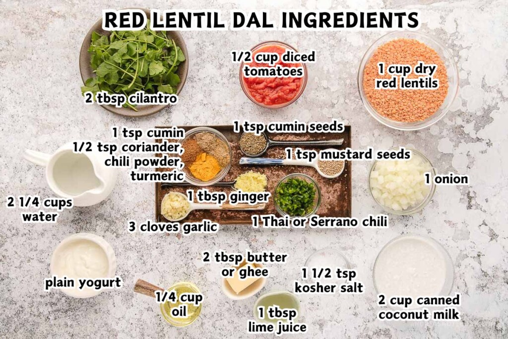 Easy Red Lentil Dal Recipe (Indian Masoor Dal)