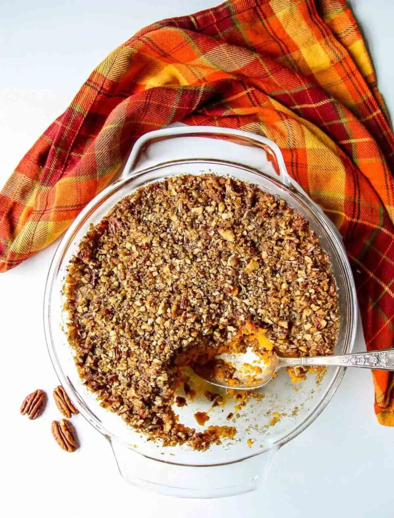 sweet potato crunch casserole recipe - Andrea's Notebook